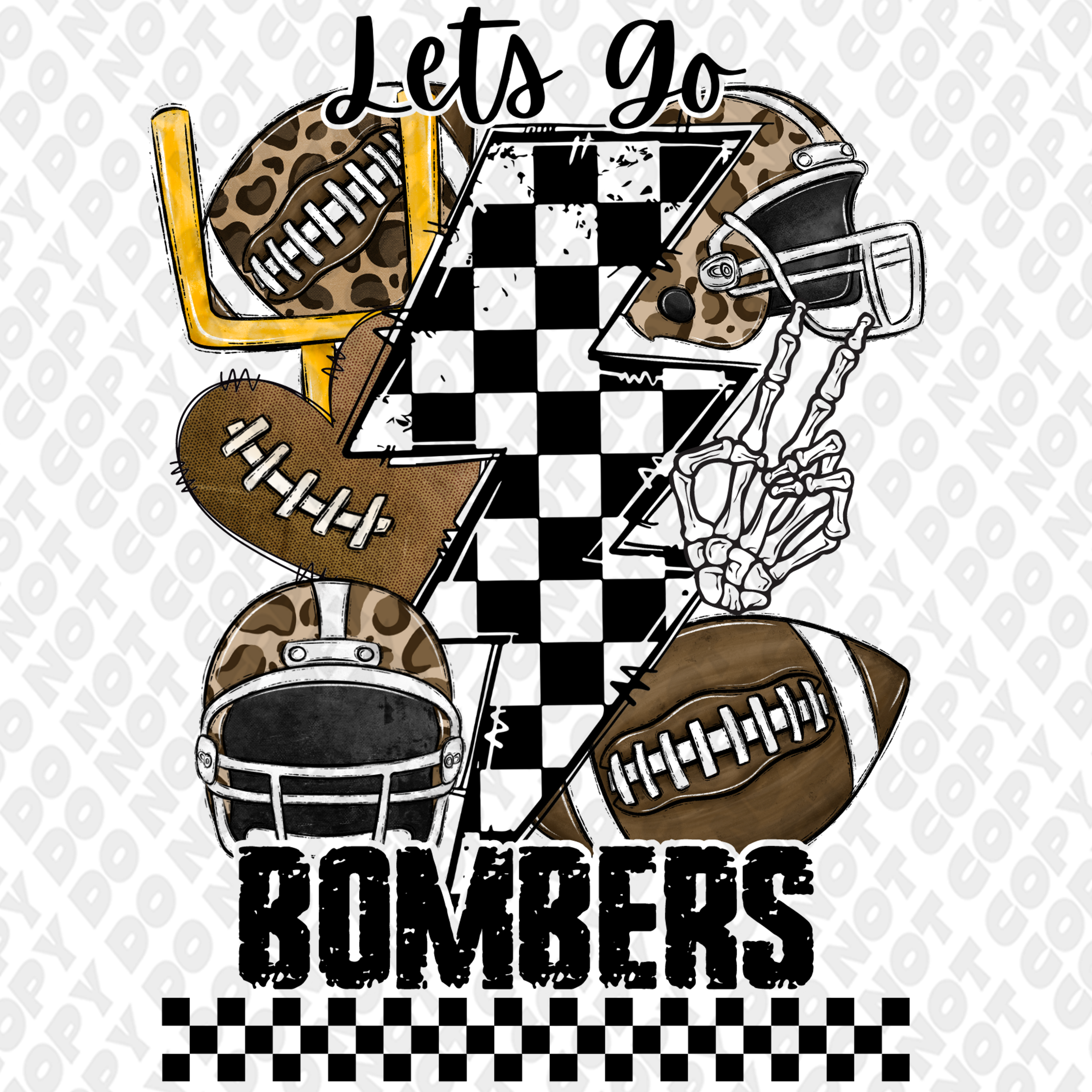 Bombers Goal Lets Go! | DTF Transfer Sticker – DTF Reaper