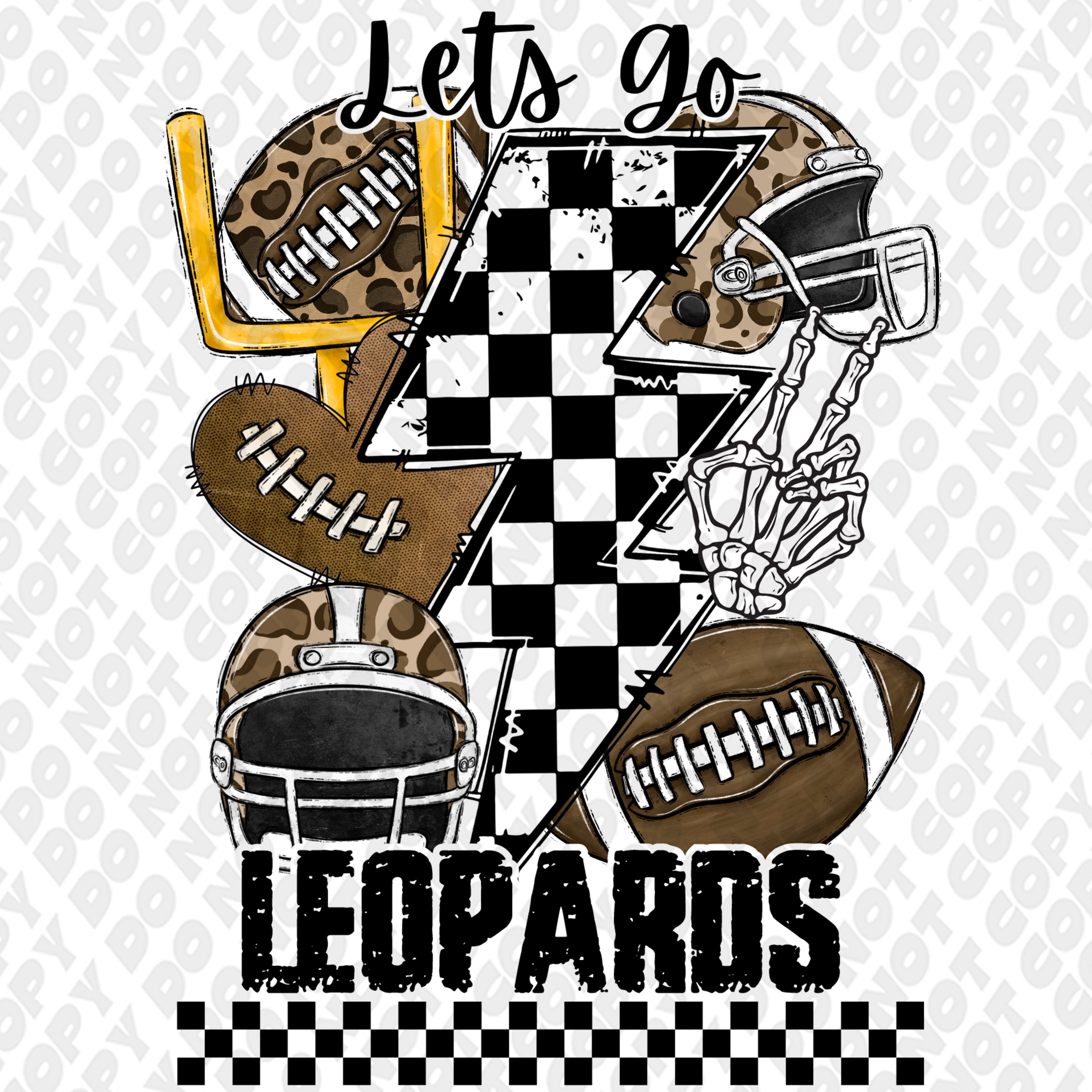 Let's go Leopards | DTF Transfer Sticker – DTF Reaper