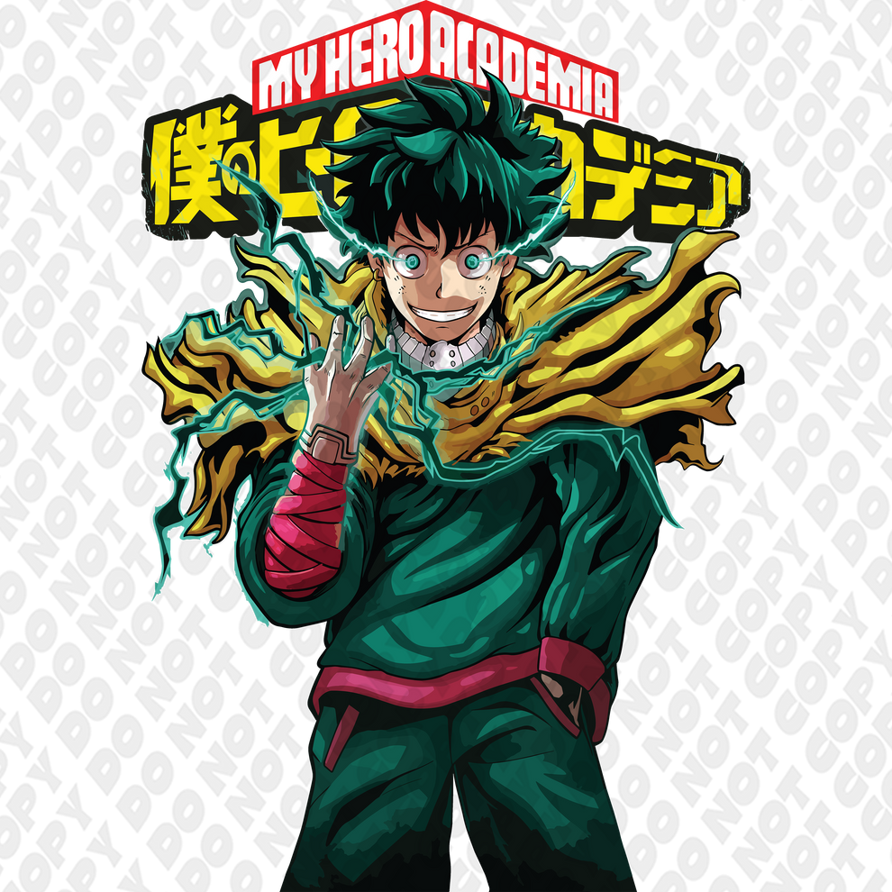 Deku Powered Up | DTF Transfer Sticker – DTF Reaper