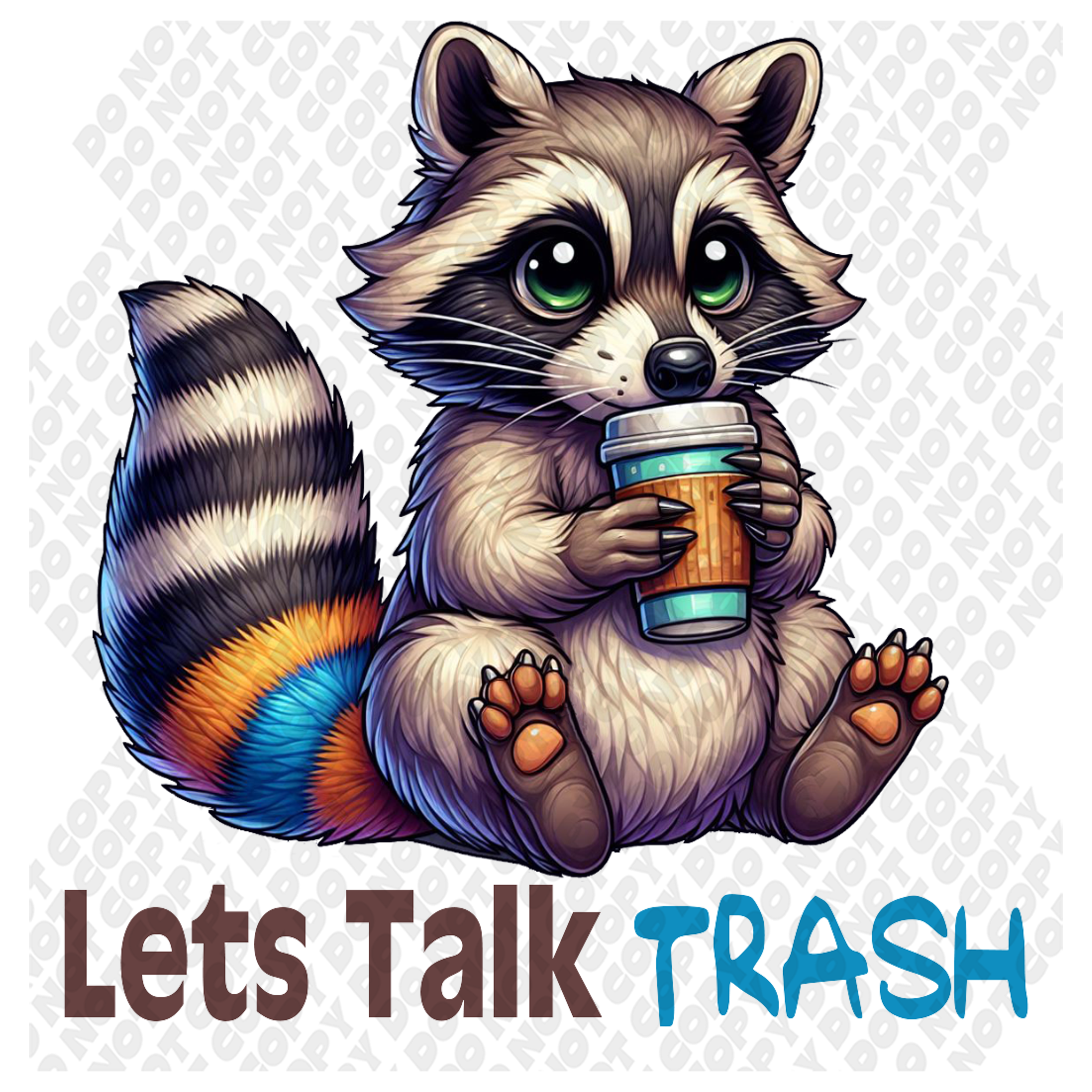 Lets Talk Trash Transfer DTF Transfer| DTF Transfer Sticker – DTF Reaper